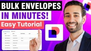 Docusign Bulk Send: Easy Step By Step in 2024 Tutorial [VIDEO GUIDE ...