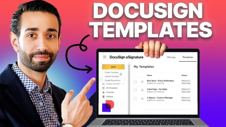 How to Make And Send Docusign Templates In 2024
